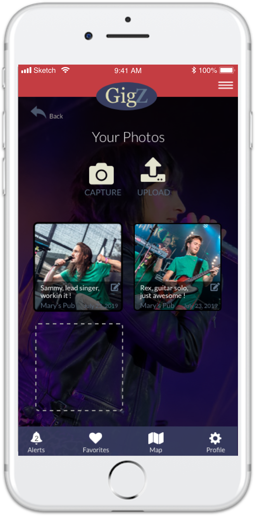GigZ Mobile App – AR